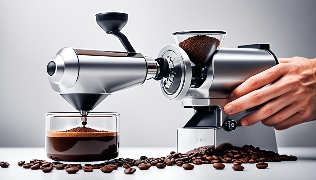 Is the Orphan Espresso Apex Manual Grinder loud during operation?